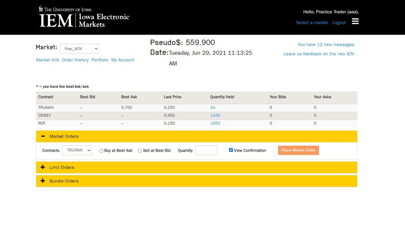 Iowa Electronic Markets | Custom Solutions & Integrations - ITS | The ...